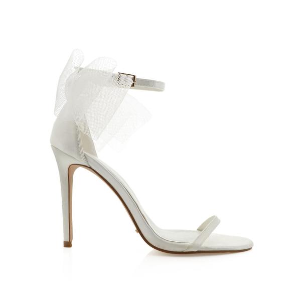 Billini | Shoes | New Billini Tyla Heel In White Satin | Poshmark